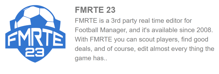 FMRTE for FM23 | Blognya FMLovers